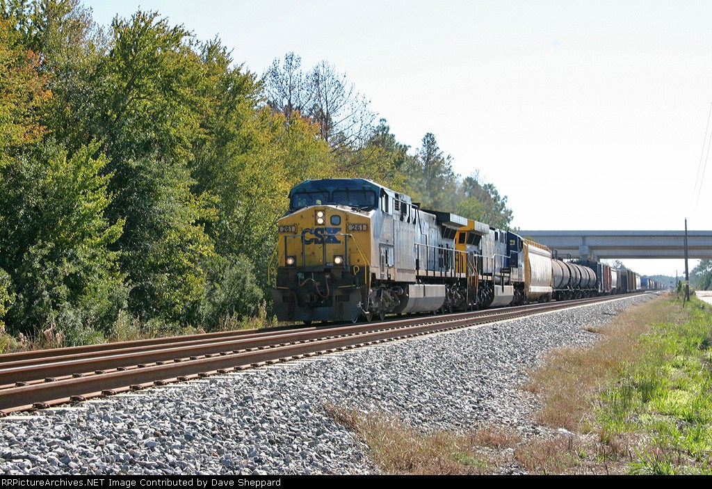 CSX Q542 at Bolen, GA
